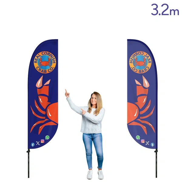 Sail Flags - UK Made, Fast Delivery, Low Prices | Feather Flags Direct